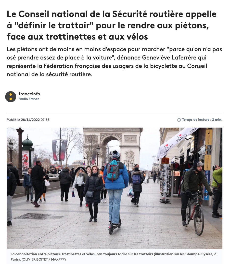 Définir le trottoir ! - ibicity